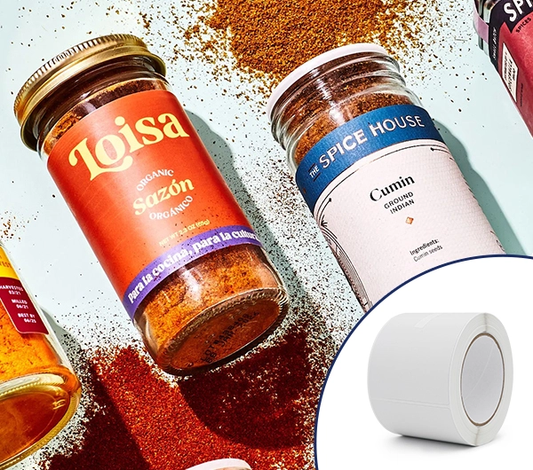 Semi Gloss Coated Paper Labels | Custom Printable Labels | YG Group