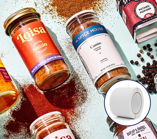 Semi Gloss Coated Paper Labels | Custom Printable Labels | YG Group