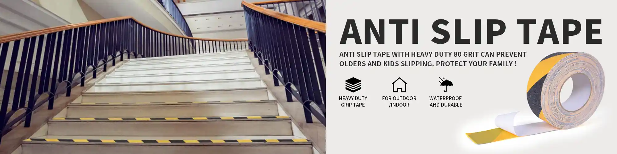 Anti Slip Tape for Stairs: Guide, Uses & 3M Options